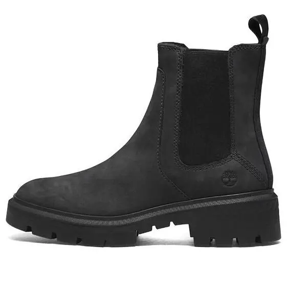 Timberland Courmayeur Valley Chelsea Nubuck Boots - Black