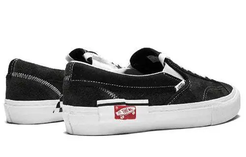 VANS Slip-on Cap Lx Suede Sneakers - Black