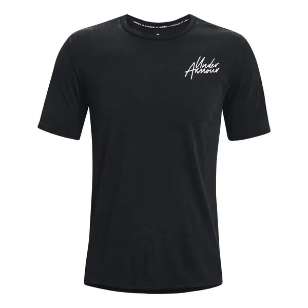 Under Armour Snow Wash Tee 'black White - Black/white