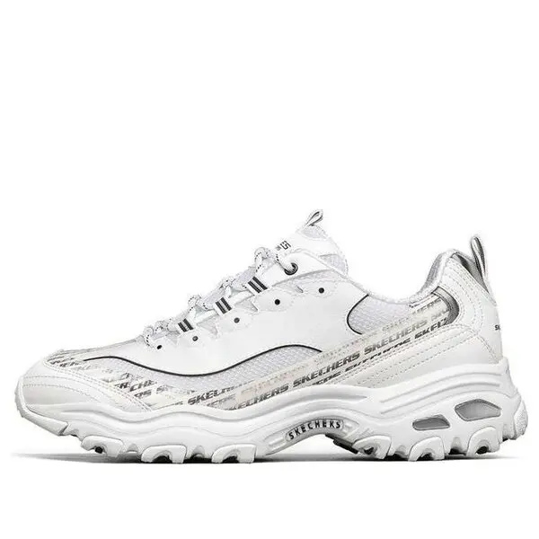 Sketchers D'lites 1.0 Athletic Sneakers - White/black