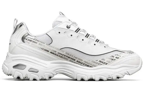 Sketchers D'lites 1.0 Athletic Sneakers - White/black