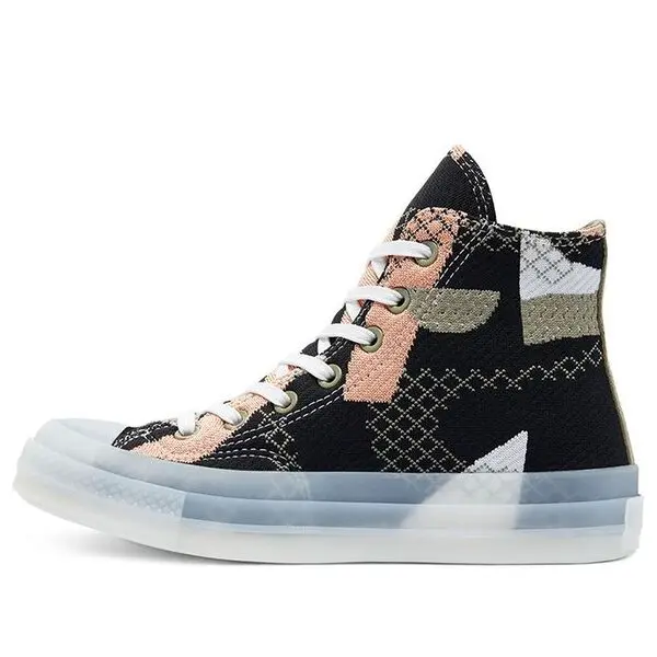 CONVERSE Chuck 70 Hi Knit Mashup Sneakers - Black/white