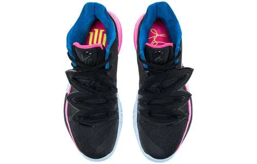 Nike Kyrie 5 Ep 'just Do It' Basketball Sneakers - Black/volt-hyper Pink