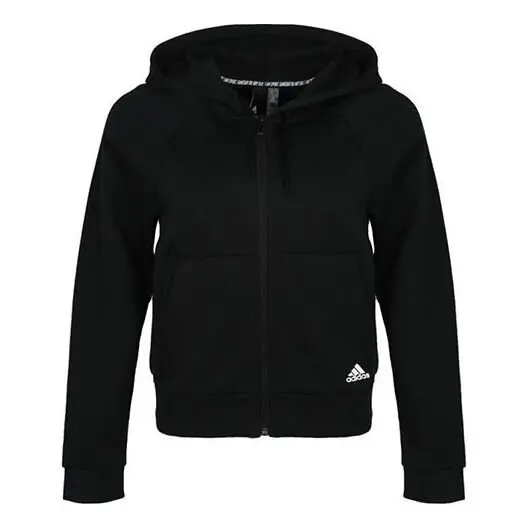 Adidas Must Haves Hooded Jacket - Black