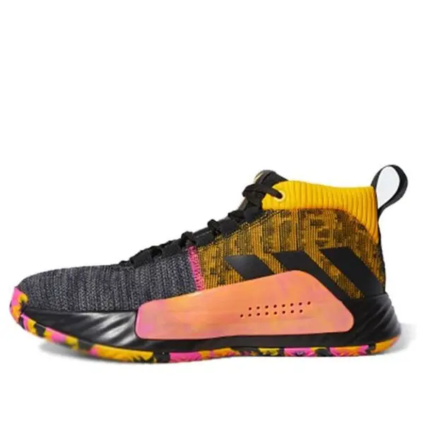 Adidas Dame 5 Gca Basketball Sneakers - Black/yellow