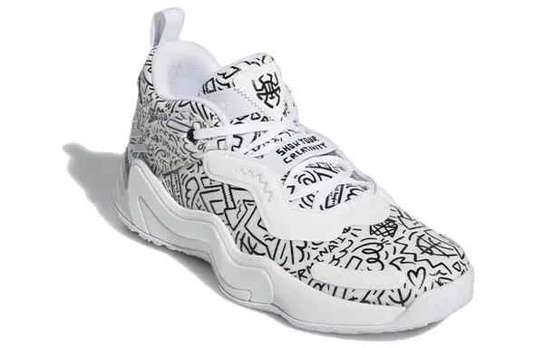 Adidas D.o.n. Issue #3 "creativity" Sneakers - White/black