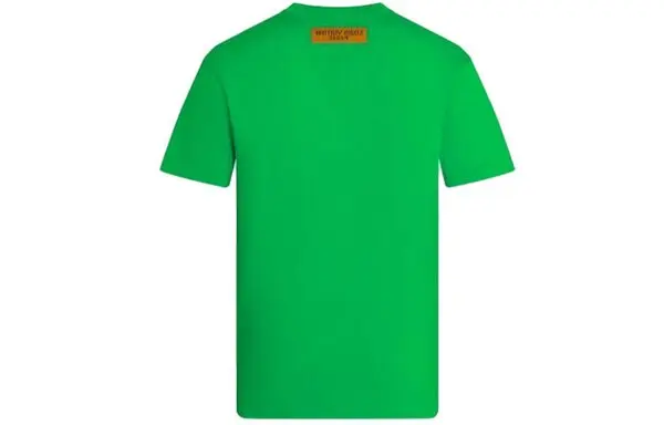 LOUIS VUITTON Round Neck Logo Alphabet Printing Classic Short Sleeve - Green