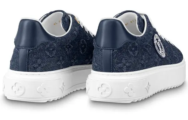 LOUIS VUITTON Time Out Sneakers - Blue/white