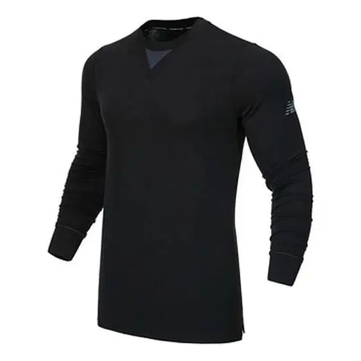 NEW BALANCE Long Sleeve Crewneck T-shirt - Black