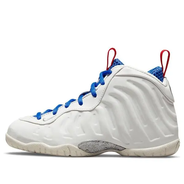 Nike Little Posite One "usa Moon" High Top Sneakers - White/blue/red