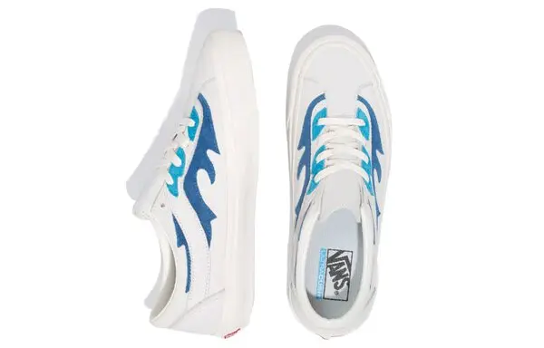 VANS Bold Ni Flamethrower Sneakers - White/blue