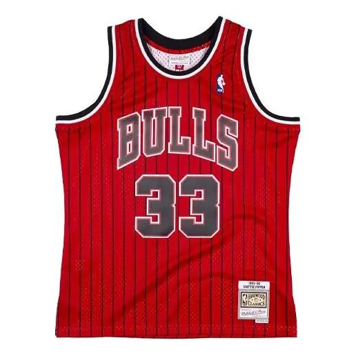Mitchell & Ness Chicago Bulls Pippen 33 Retro Basketball Vest - Default Colorway