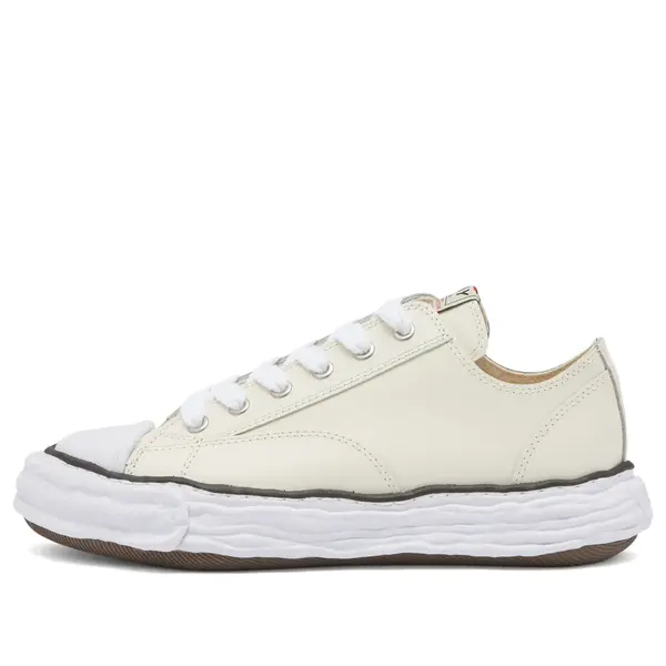 Mihara Yasuhiro Peterson23 Og Sole Leather Low Top Sneakers - White
