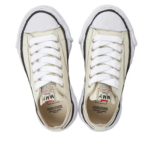 Mihara Yasuhiro Peterson23 Og Sole Leather Low Top Sneakers - White