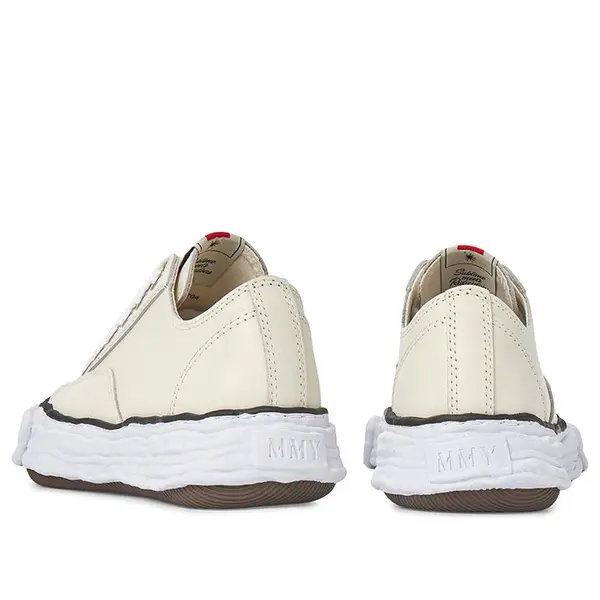 Mihara Yasuhiro Peterson23 Og Sole Leather Low Top Sneakers - White