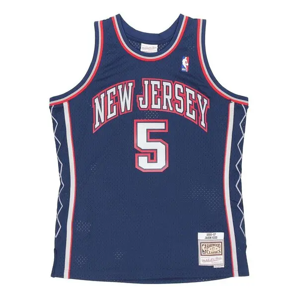 Mitchell & Ness X Nba New Jersey Nets 2006-07 Swingman Jersey 'jason Kidd 5 - Blue