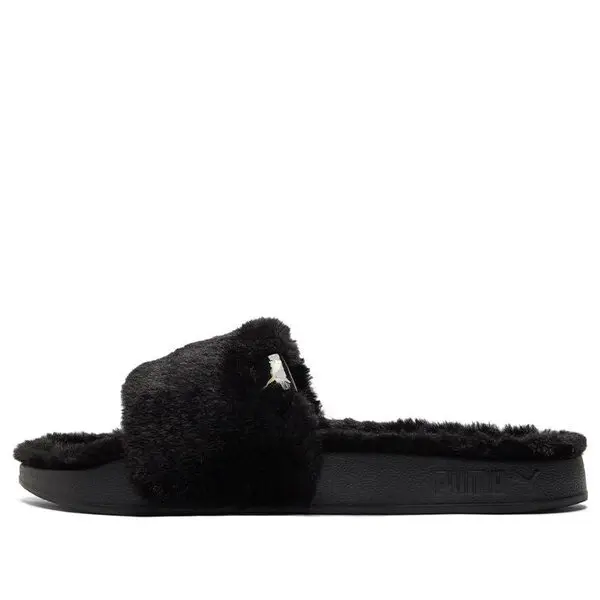 PUMA Leadcat 2.0 Ylm Slides - Black/gold