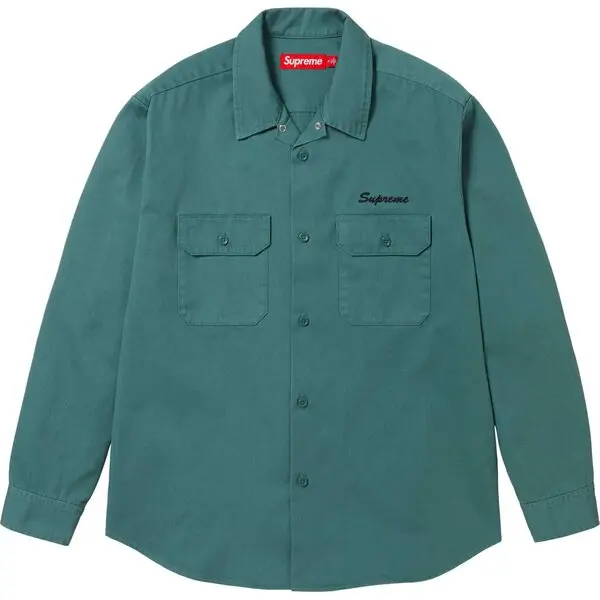 Supreme Our Lady Work Shirt - Teal