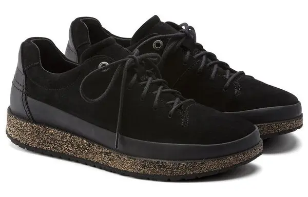 BIRKENSTOCK Honnef Low Suede Leather - Black/brown