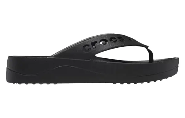 CROCS Baya Platform Cut Out Detail Flip Flops