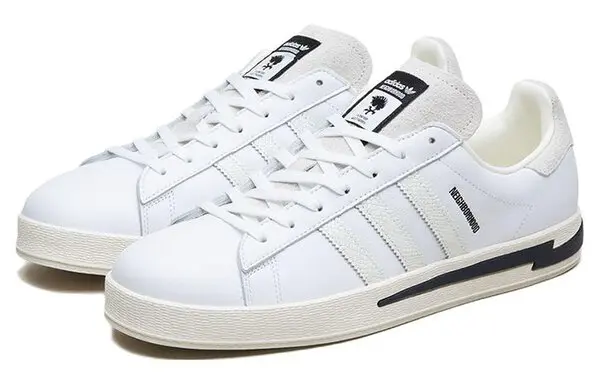 Adidas X Invincible X Neighborhood Campus "15th Anniversary" Sneakers - White/black