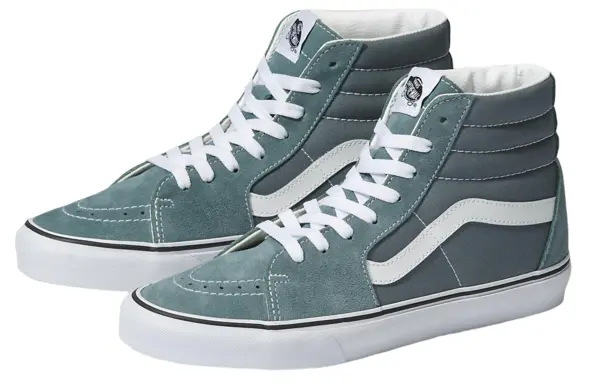 VANS Sk8-hi High Top Sneakers - Blue/white