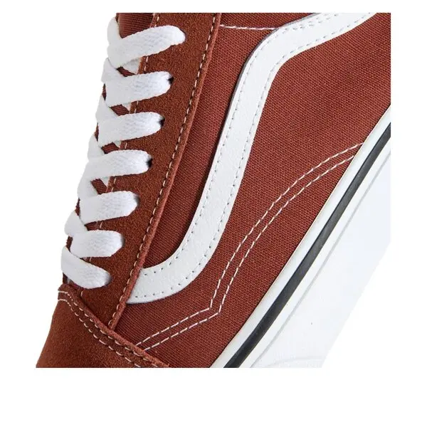 VANS Old Skool Sneakers - Reddish Brown/white