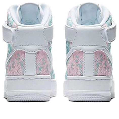 Nike Force 1 Upstep Hi Lx Sequin Fabric Sneakers
