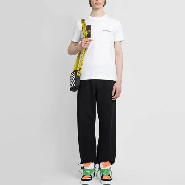 Off-White Ss22 Solid Color Casual Pants/trousers Black