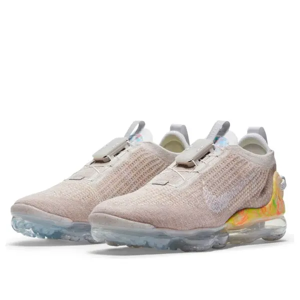Nike Vapormax 2020 Flyknit Sneakers - Cream/orange
