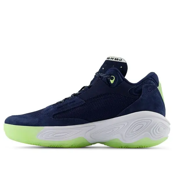 NEW BALANCE Fresh Foam Bb V2 High Top Sneakers - Navy/green