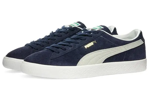 PUMA Suede Vintage Peacoat Low Top Sneakers - Blue
