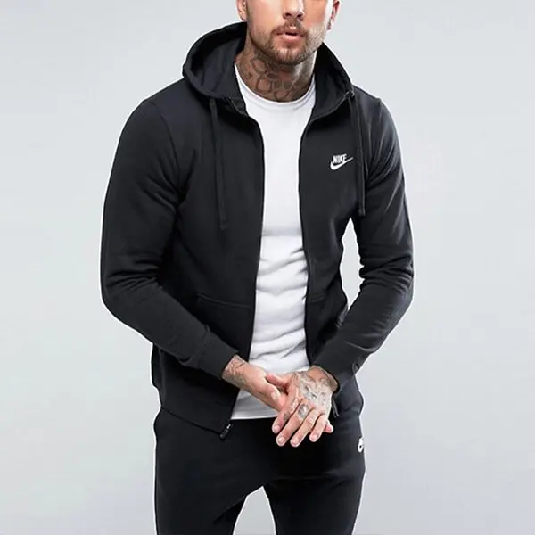 Nike Zip Hoodie - Black