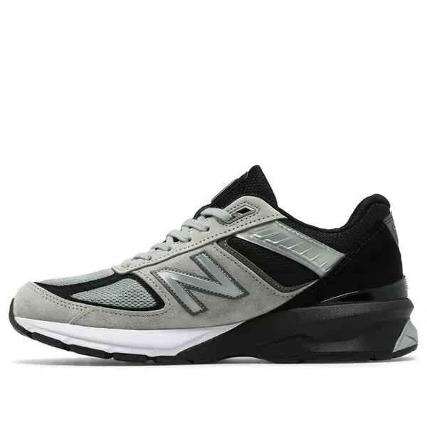 NEW BALANCE 990v5 Made In Usa "kool Grey" Sneakers - Blackgray