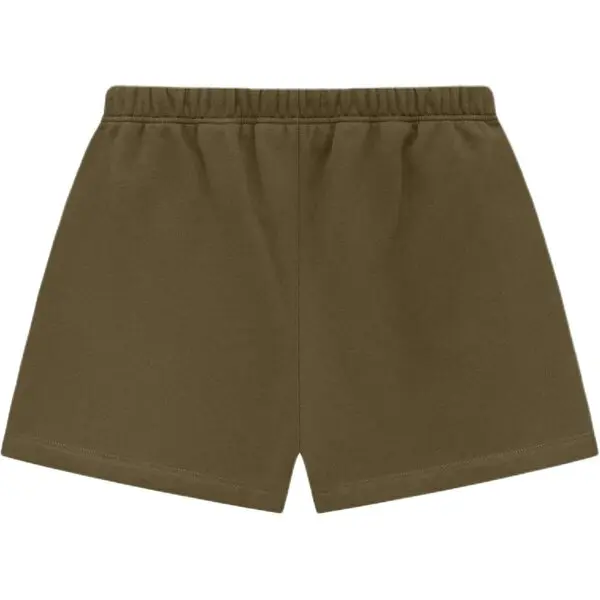 Fear Of God Fleece Soccer Short - Olive Green
