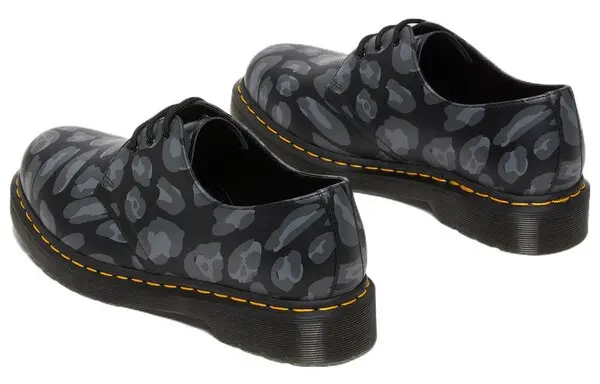 Dr. Martens 1461 Distorted Lace Up Oxford Shoes - Black