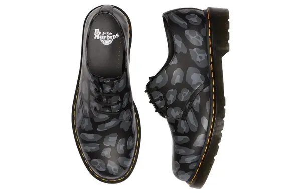 Dr. Martens 1461 Distorted Lace Up Oxford Shoes - Black