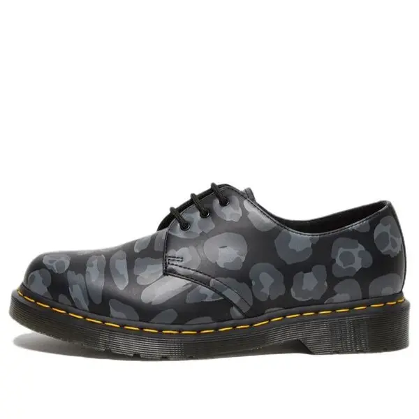 Dr. Martens 1461 Distorted Lace Up Oxford Shoes - Black