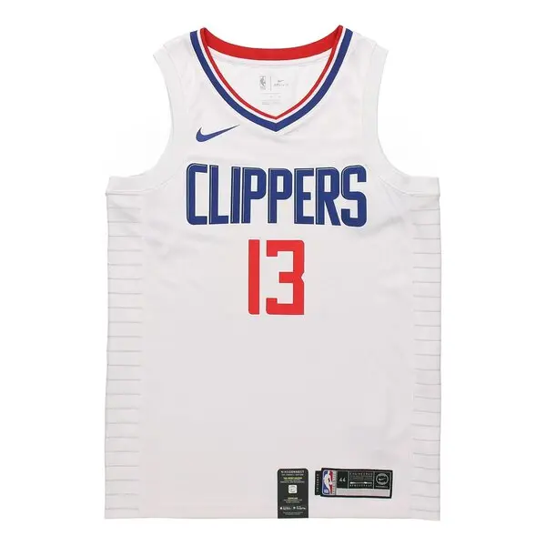 Nike Los Angeles Clippers No. 13 Basketball Jersey - White