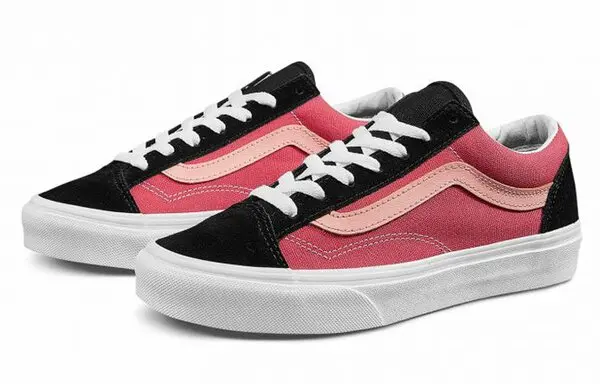VANS Style 36 Vintage Sport Sneakers - Black/red