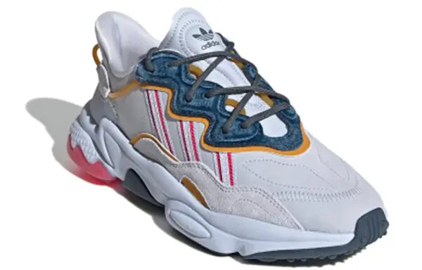 Adidas Ozweego Lace Up Sneakers - White