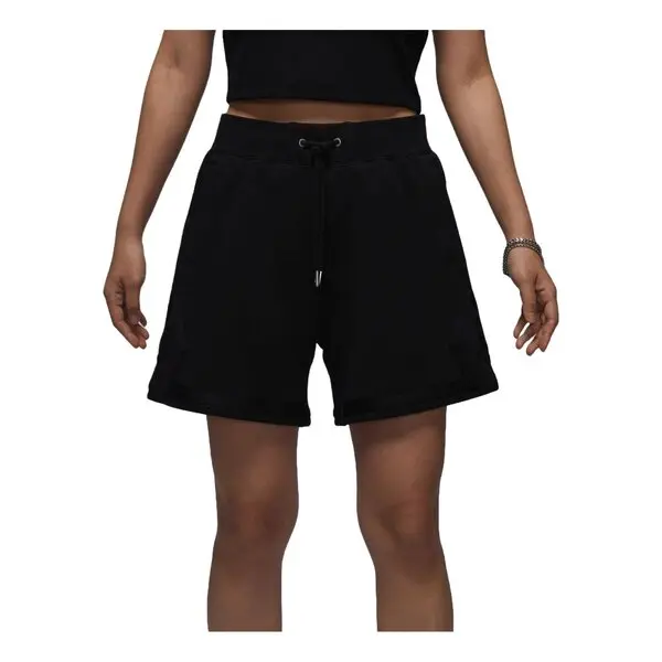 JORDAN Air Flight Diamond Fleece Shorts - Black