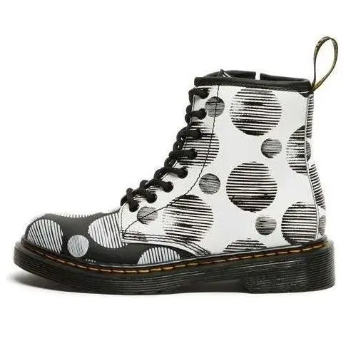 Dr. Martens Polka Dot Lace Up Boots