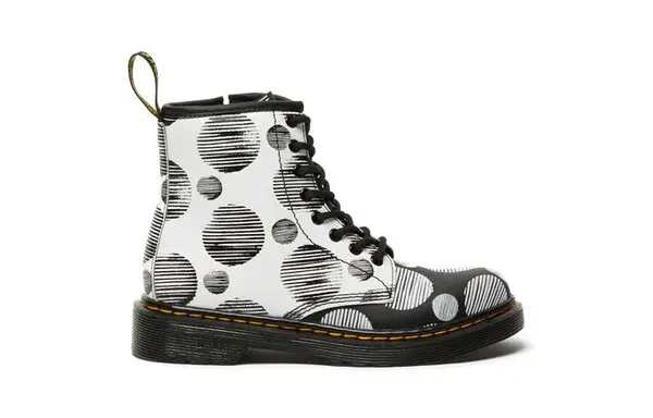Dr. Martens Polka Dot Lace Up Boots