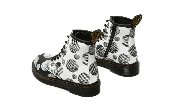 Dr. Martens Polka Dot Lace Up Boots