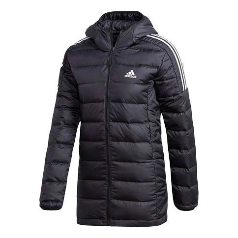 Adidas Lightweight Down Hooded Parka - Black