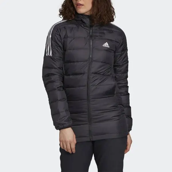 Adidas Lightweight Down Hooded Parka - Black