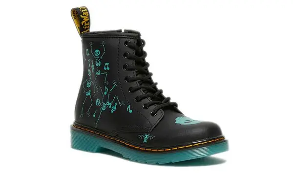 Dr. Martens 1460 Skeleton Print Leather Boots
