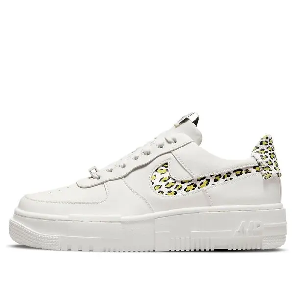 Nike Force 1 Pixel Se Leopard Print Sneakers - White
