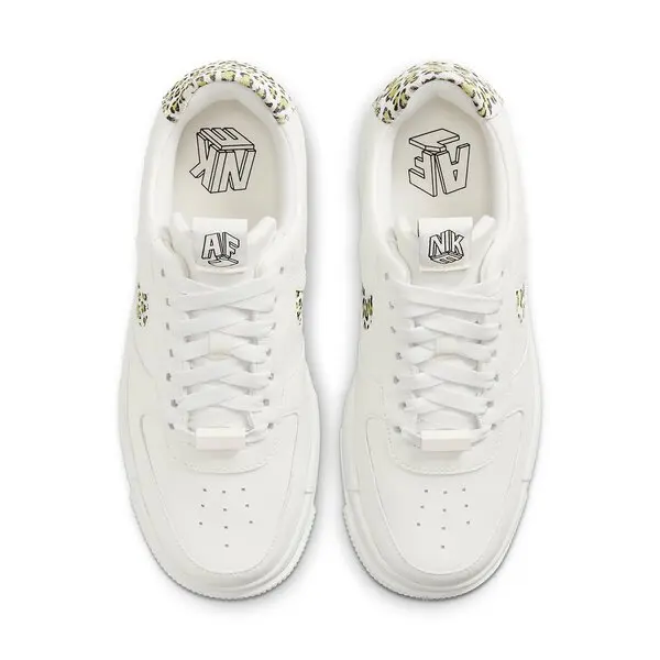 Nike Force 1 Pixel Se Leopard Print Sneakers - White